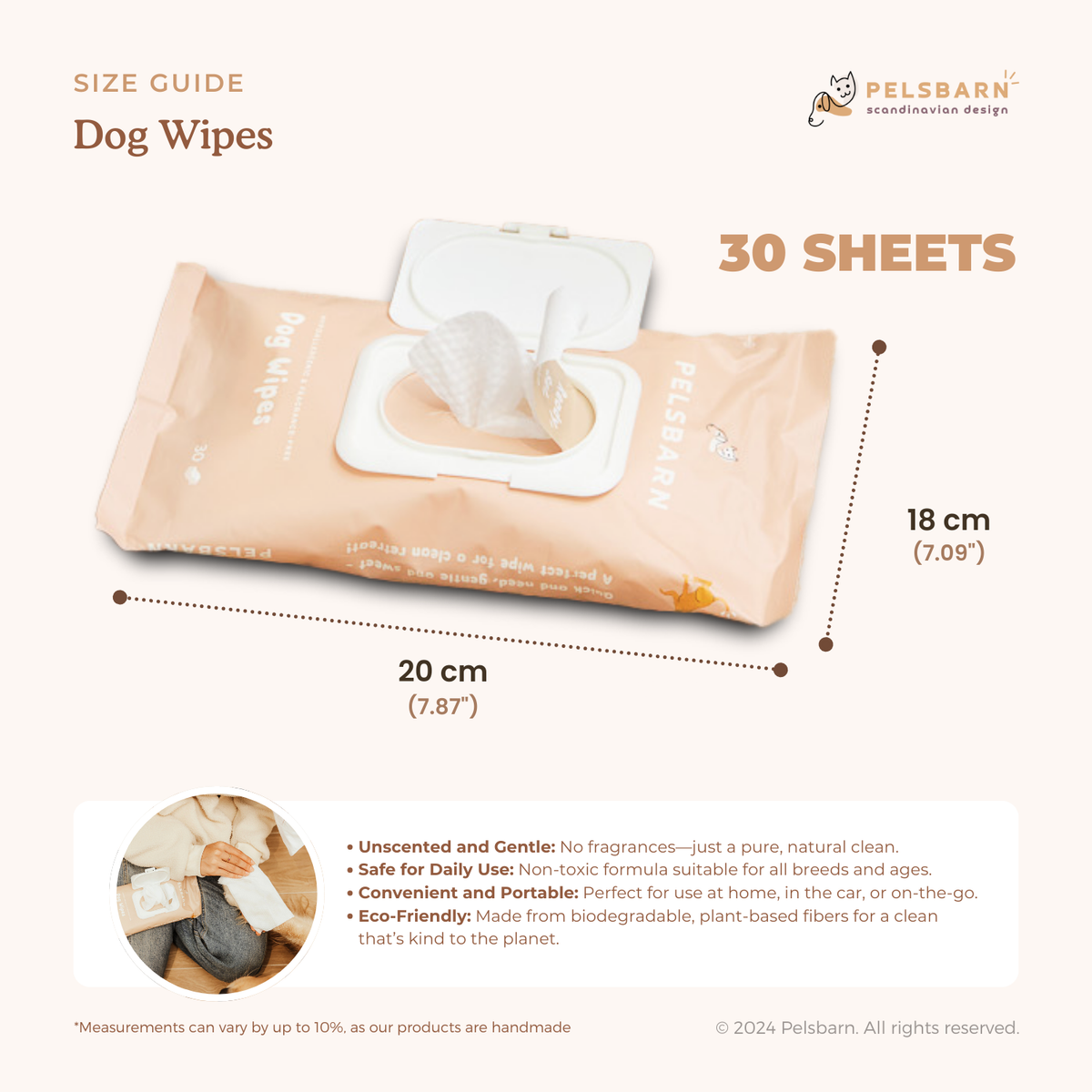 Dog Eco Cleaning Wipes | Mess-Free Paws & Furniture & Car – Pelsbarn.org